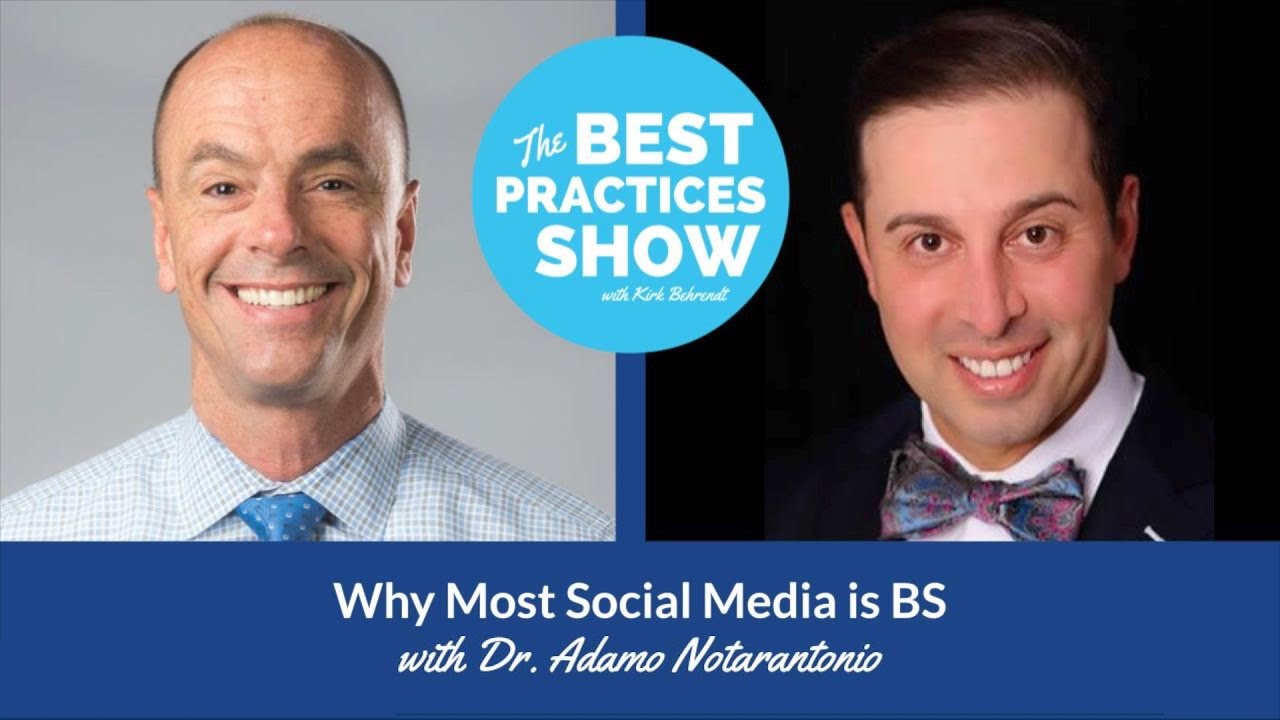 Episode #476: Why Most Social Media is BS, with Dr. Adamo Notarantonio ...