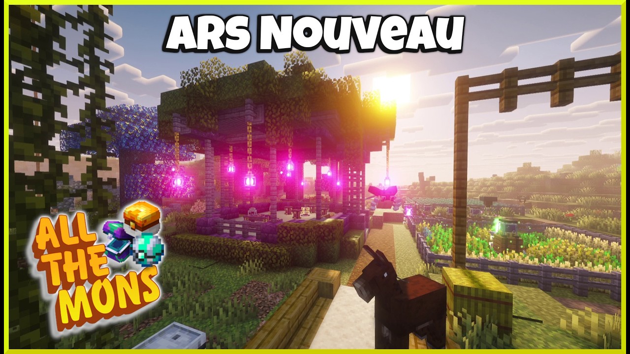 ARS NOUVEAU Is AMAZING! Storage, Flight & Starbuncle Automation ...