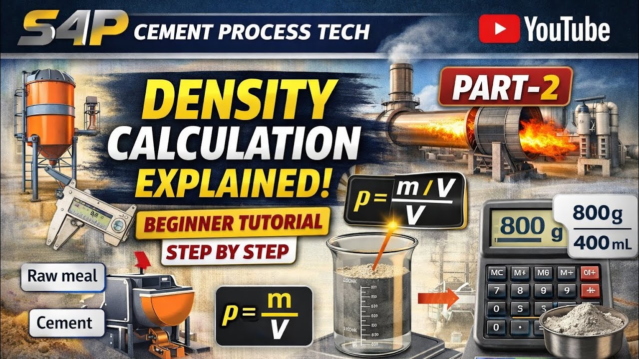 Density Calculation in Cement Plant |Temp & Pressure Correction | Part ...