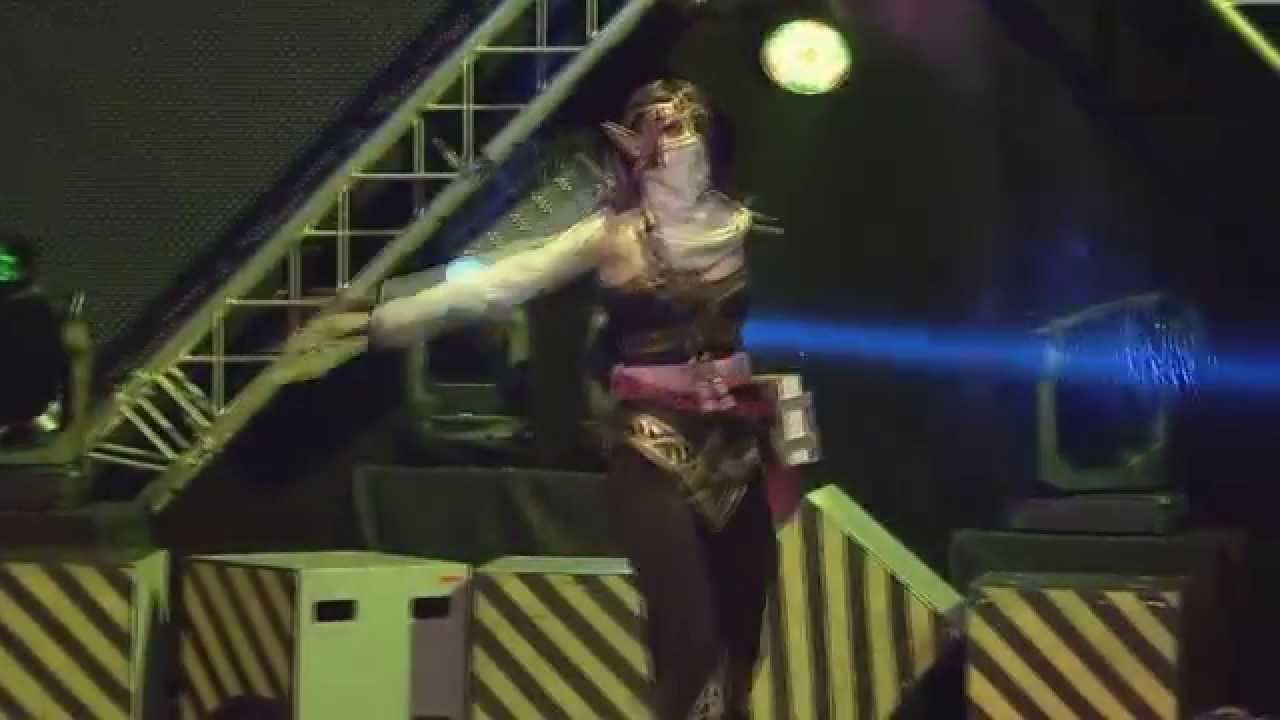 DreamHack 2014 cosplay - Kunkka & Lanaya from DotA 2 - YouTube
