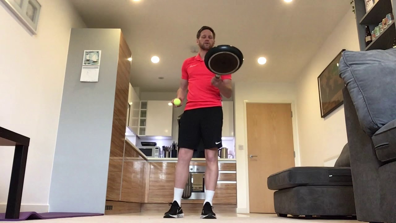 60 Second Challenge (EYFS) - Tennis Tap Ups - YouTube