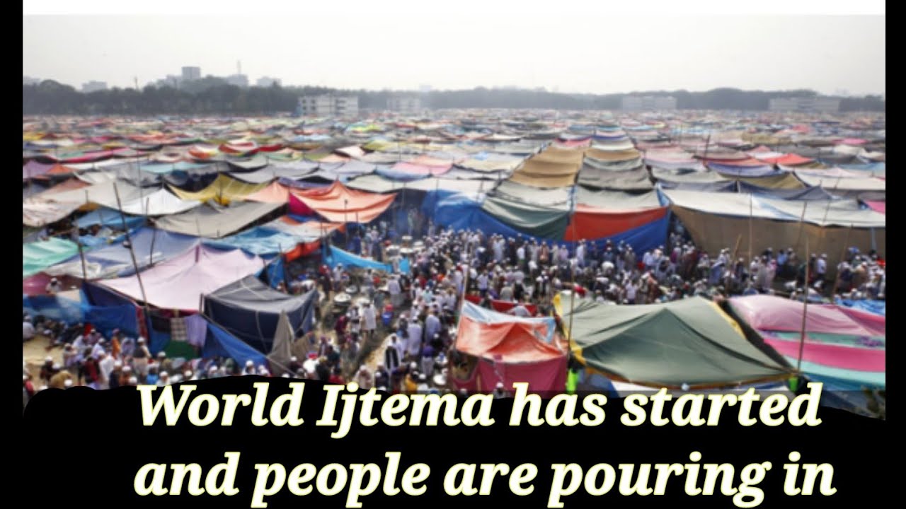 World Ijtema has started and people are pouring in. fahim la - YouTube