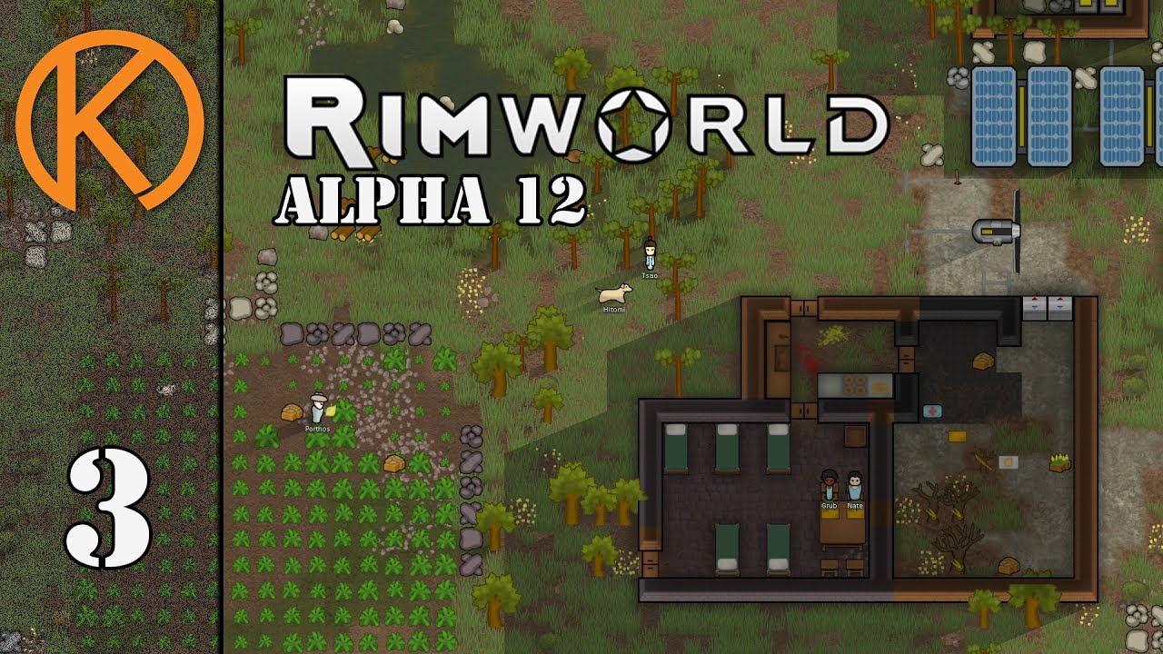 RimWorld Alpha 12 - Building The Barn [3] - Let's Play / Gameplay - YouTube