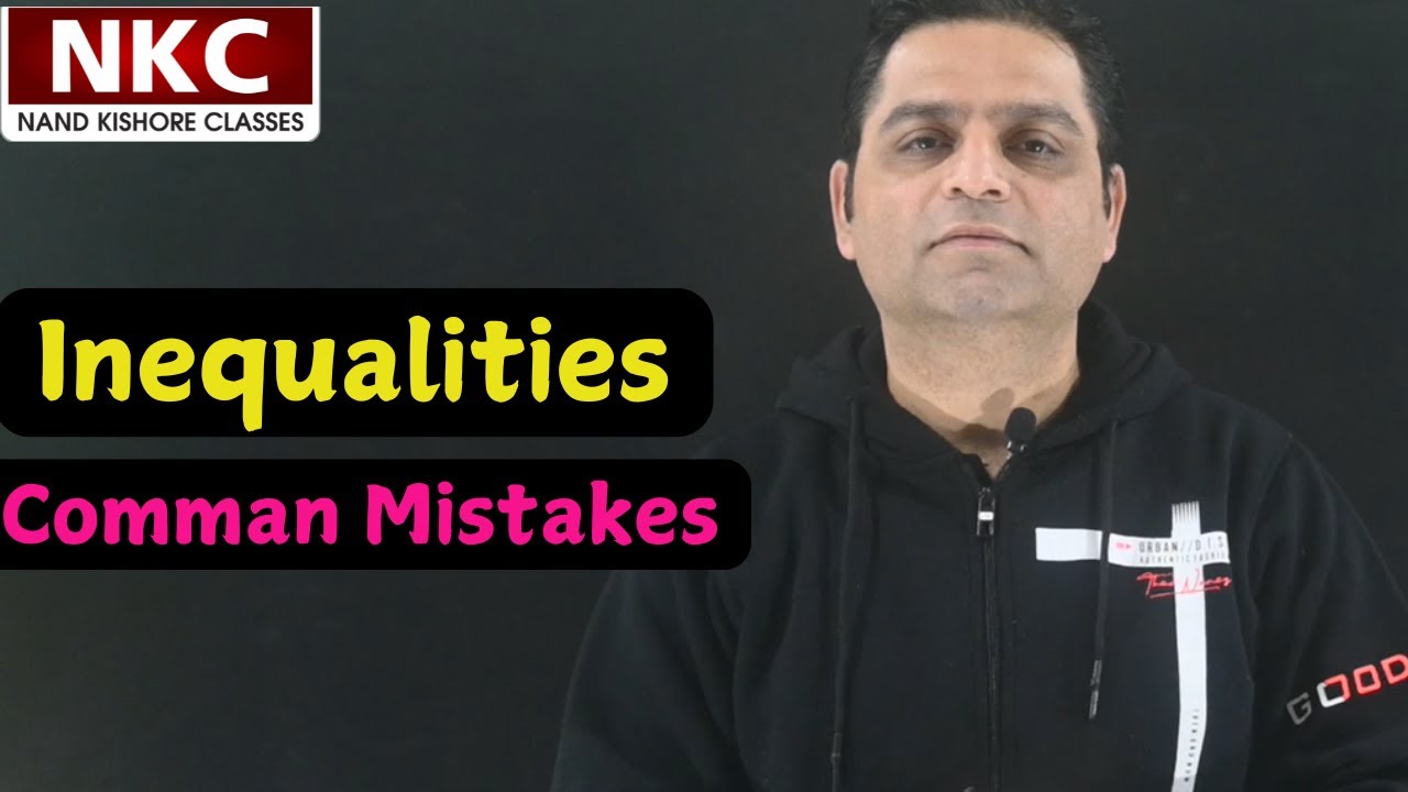 Inequalities | Negative sign problem in inequations | Common mistakes ...
