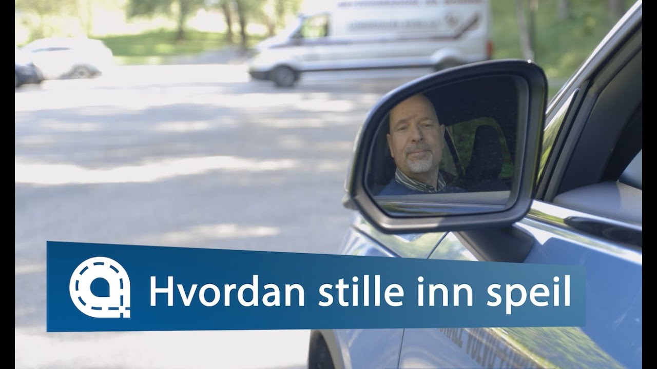 Hvordan stille inn speil på bil - YouTube