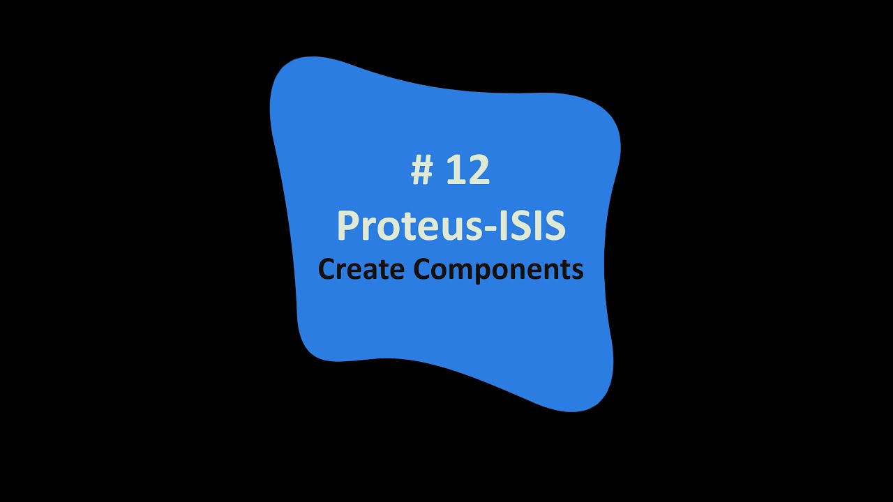 Proteus Ders:12, Elektronik komponent oluştur. /Make your own ...