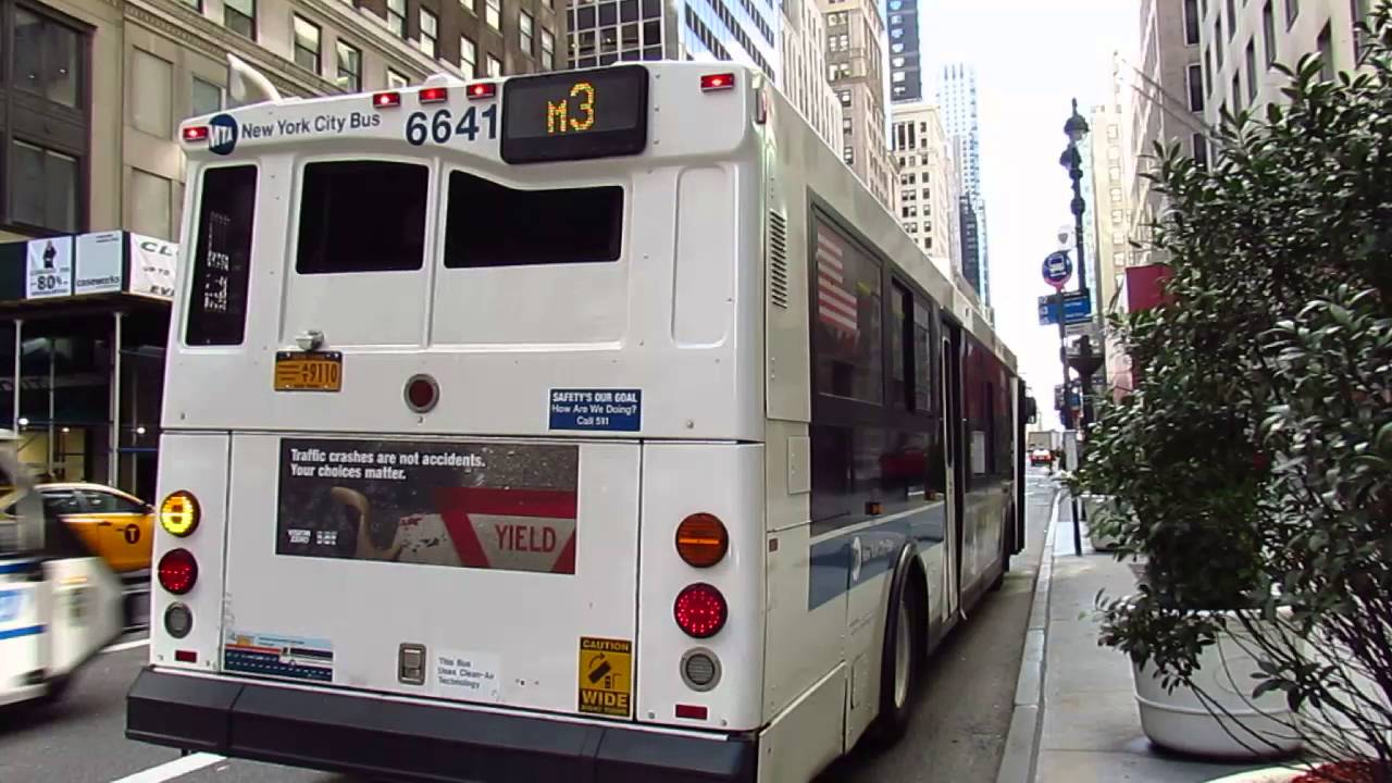 MTA New York City Bus: 2005 Orion VII Gen-2 Hybrid #6641 on the M3 Bus ...