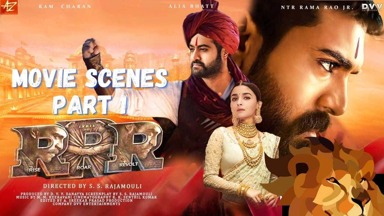 RRR movie scenes part 1 || RRR full movie || jr NTR || Ramcharan ...