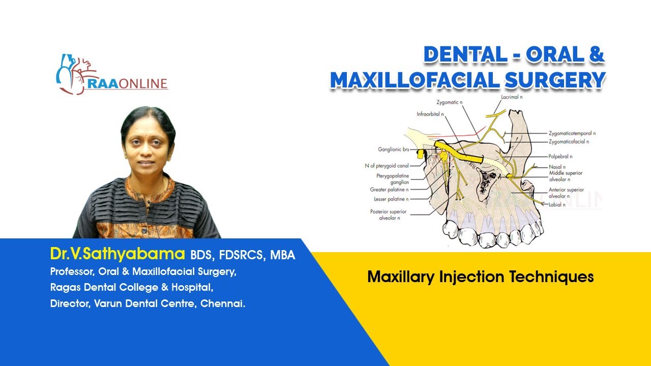 Maxillary Injection Techniques - YouTube