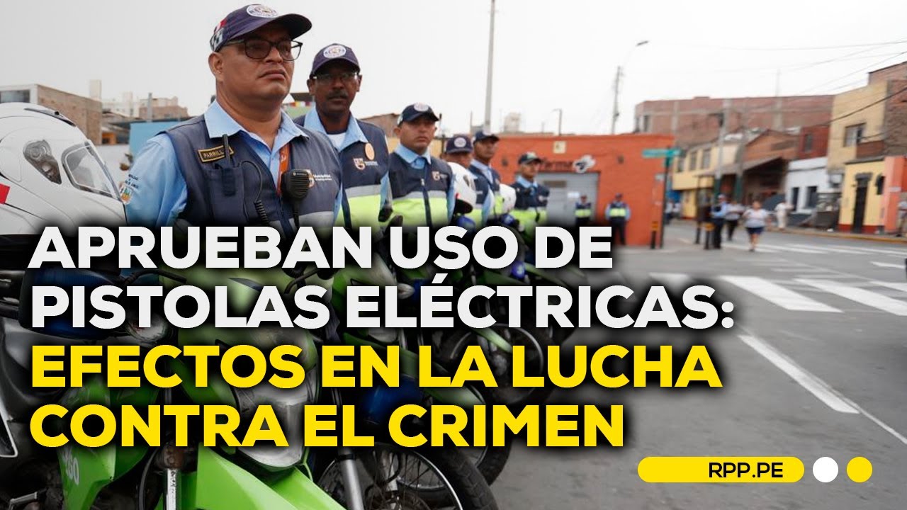 Congreso aprueba el uso de armas de electrochoque para serenos # ...
