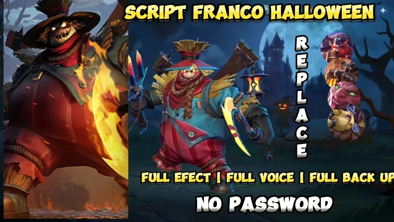 Script skin Franco Halloween• No password• New update• Replace all skin ...