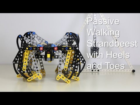 Passive Walking Strandbeest with Heels and Toes / LEGO - YouTube