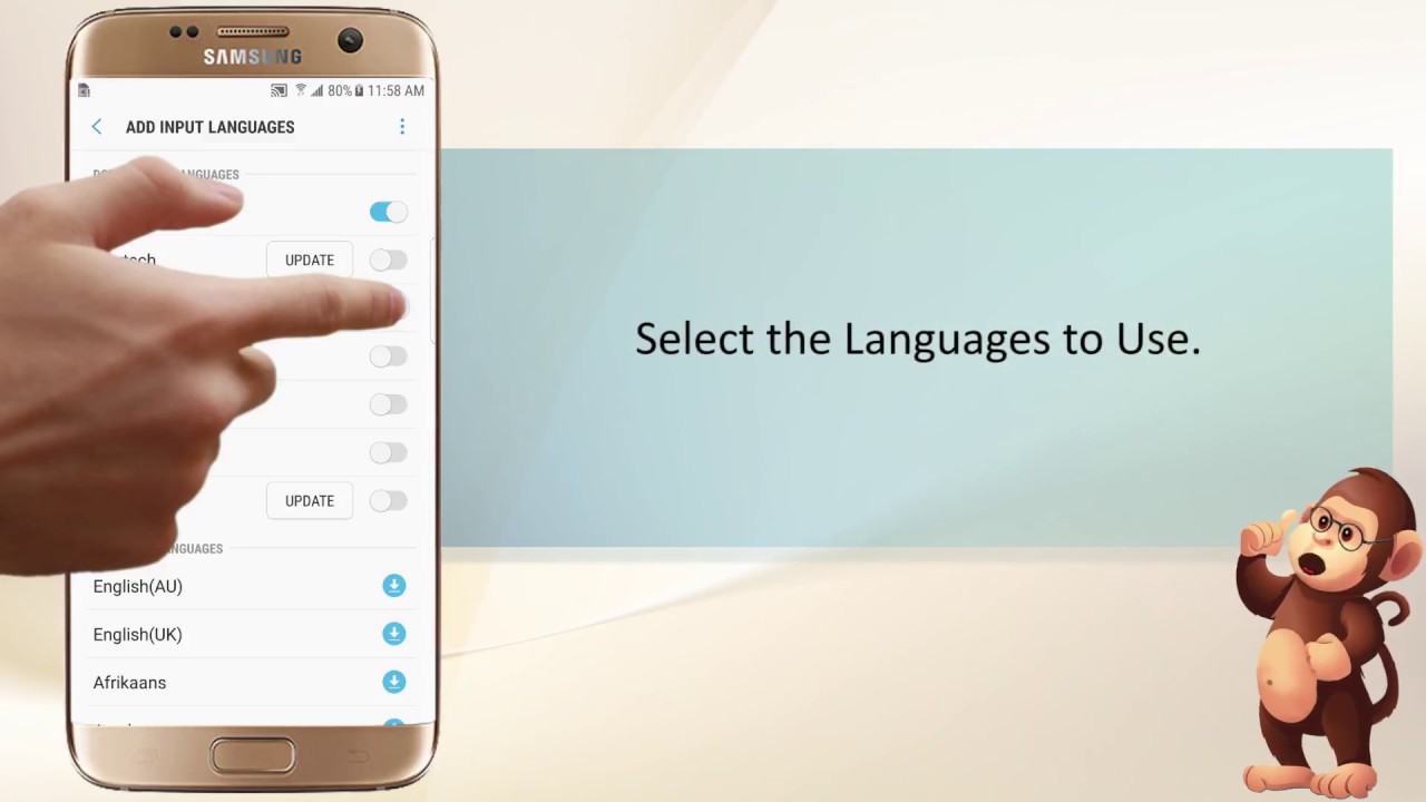 Change Language on your Phone Support for Samsung smart phones user ...