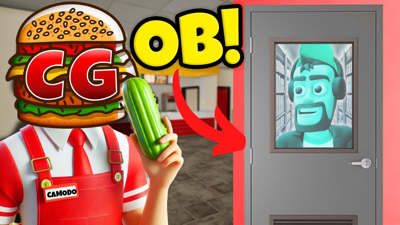 I Locked OB in the Freezer & We Got ICE CREAM in Fast Food Simulator ...