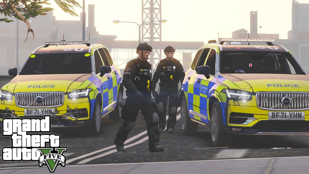 British Armed Police in GTA 5! - SCO19 Patrol - (GTA 5 UK LSPDFR Mod ...