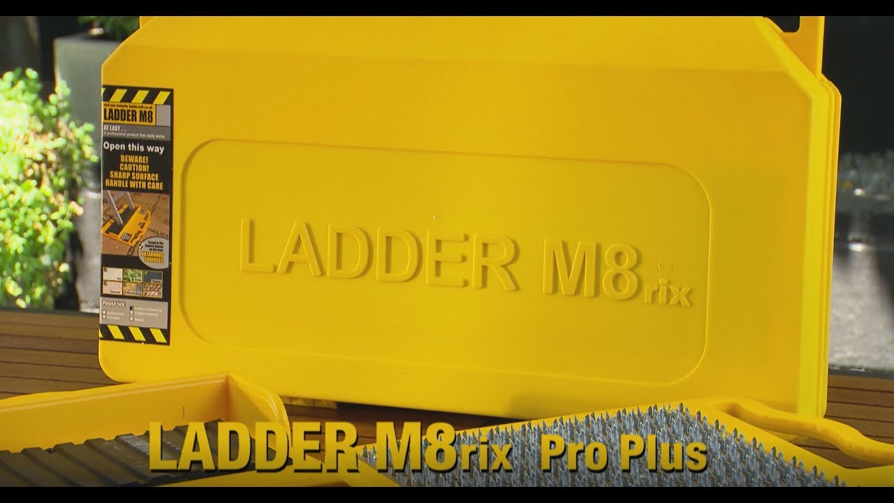 Ladder Mates AU Ladder M8rix ProPlus - Be safer on a ladder - YouTube