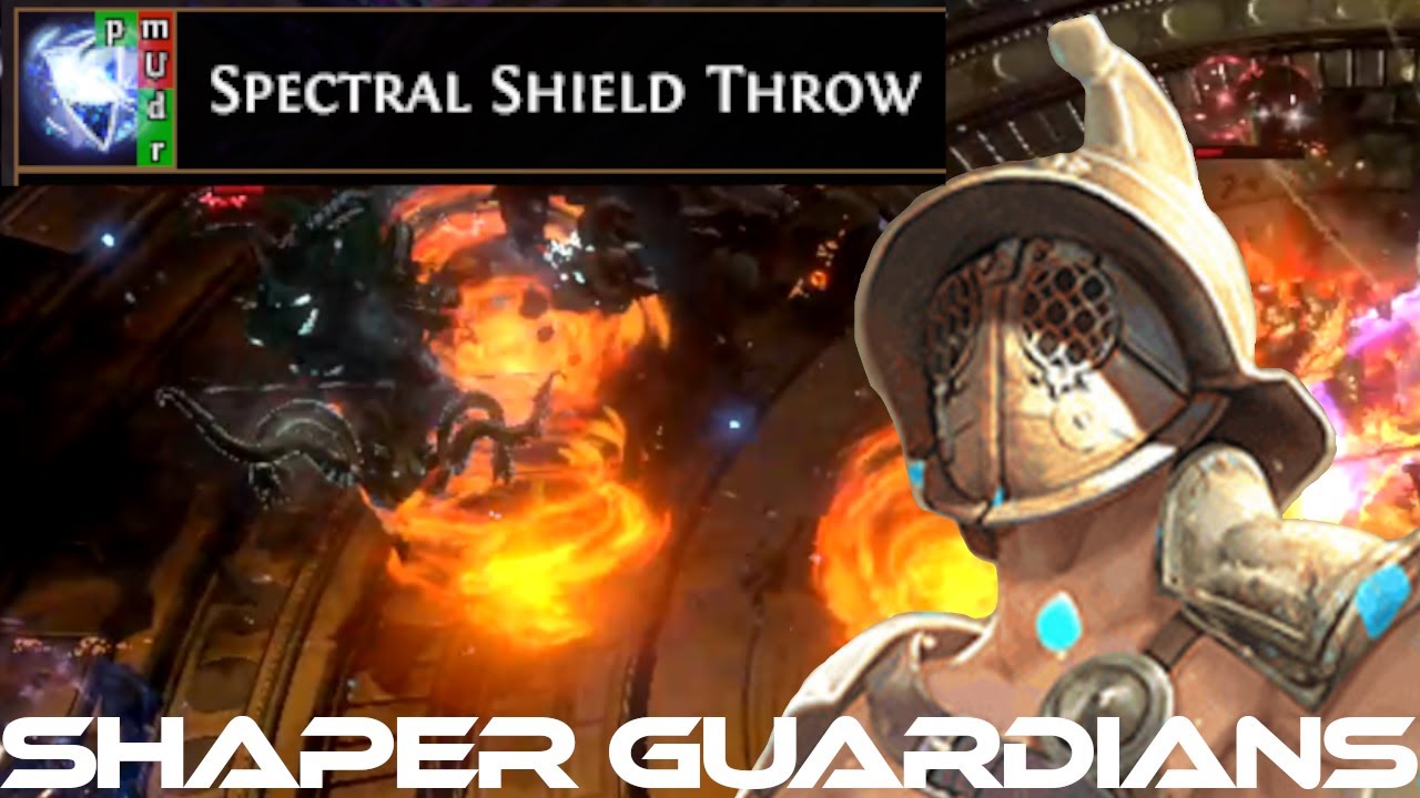 Path Of Exile 3.15 - Spectral Shield Throw Gladiator - Shaper Guardians ...