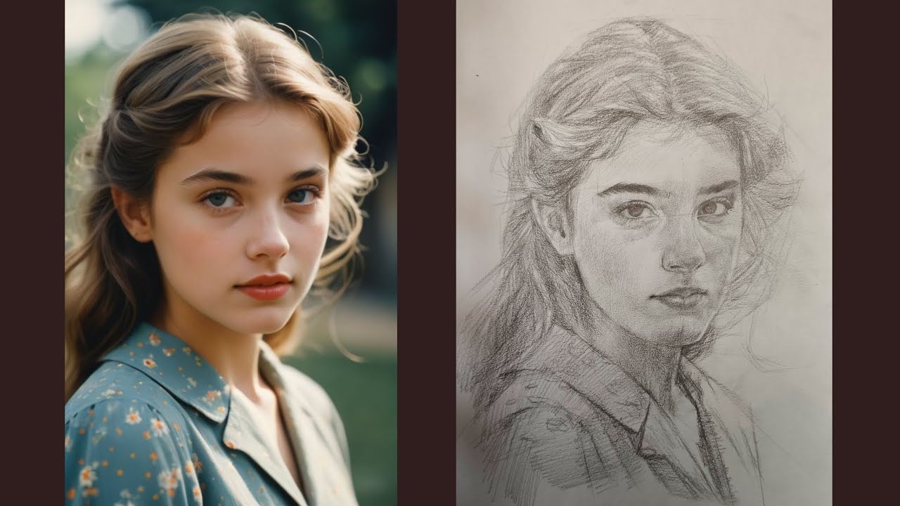 31# How to Draw a Portrait for Beginners: Step-by-Step Process A Unique ...