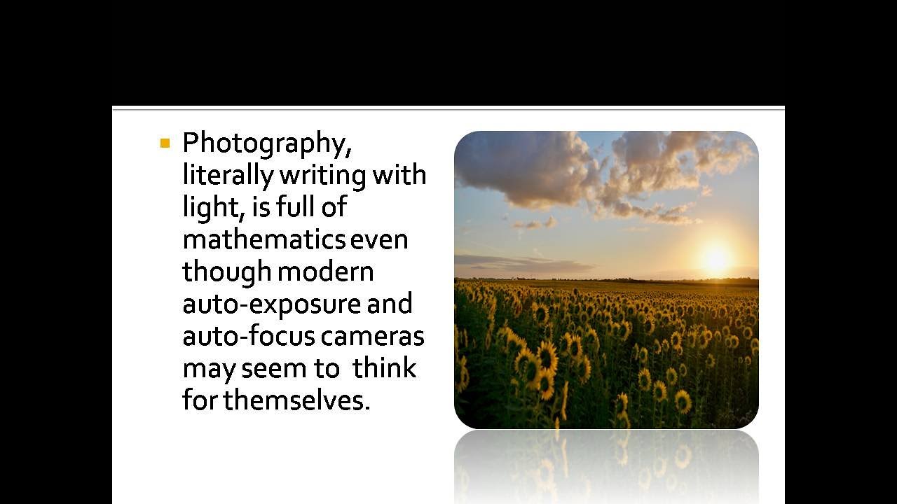 #PHOTOGRAPHY MATH,#MATHEMATICS IN - YouTube