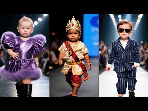 Adorable Baby Models Steal the Show | Cute Kids Fashion Runway Walk