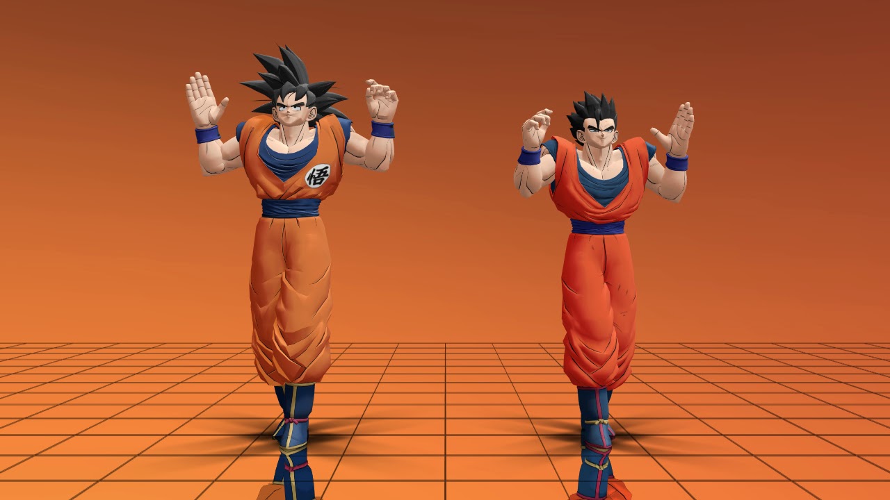 {MMD x DBZ} Son Goku and Son Gohan Model Test - PPAP - YouTube
