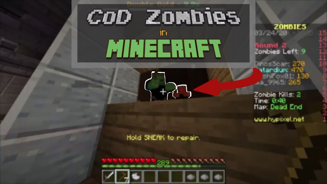 Playing Call Of Duty Zombies in Minecraft! - YouTube