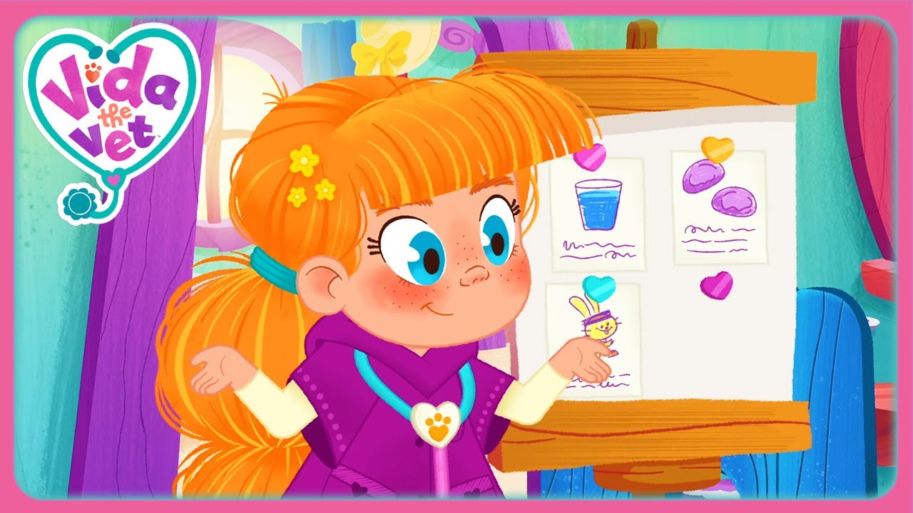 Learn How To Be A Vet With Vida (Compilation) | Vida the Vet | Cartoons for Kids - YouTube