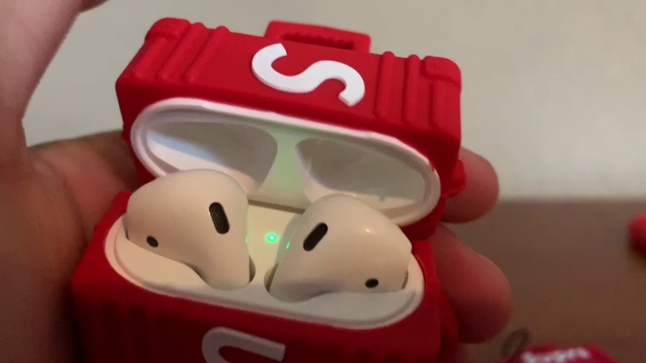 SUPREME AIR PODS CASE ! SUPREME IPHONE CASE ! - YouTube