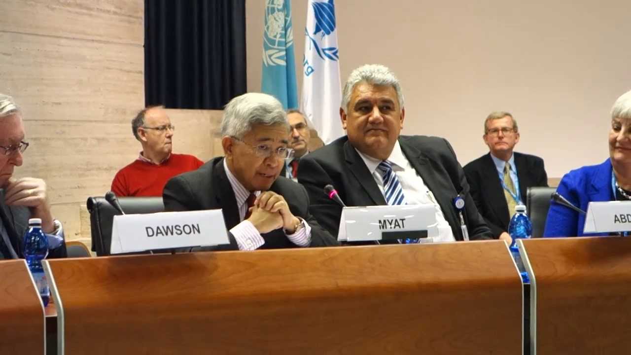 WFP alumni meeting in Rome 2 Dec. 2013 - Tun Myat (excerpt) - YouTube