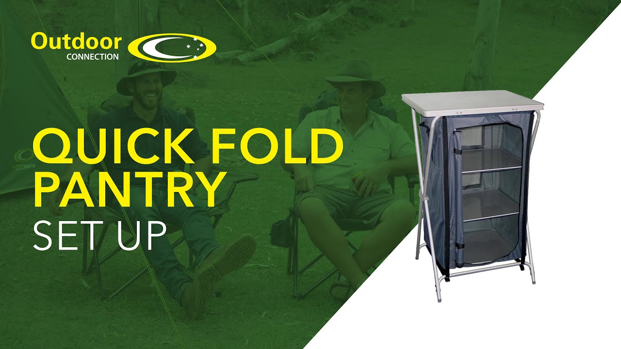 Quick Fold Pantry Set Up - YouTube