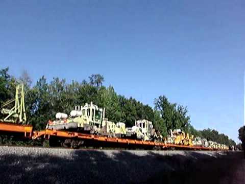 CSX W031 with MOW equipment - YouTube