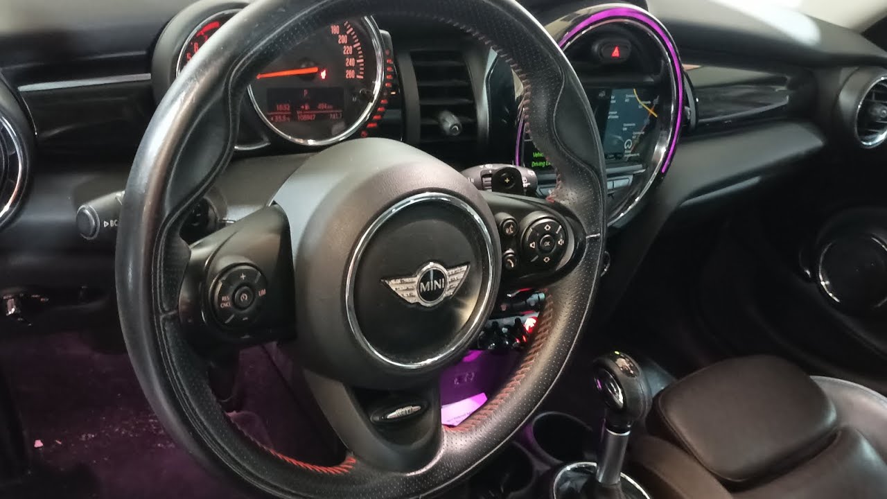 Mini Cooper S Headup Display Secret button - YouTube
