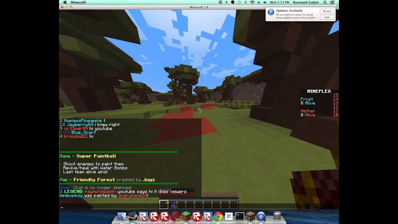 1st minecraft vid - YouTube