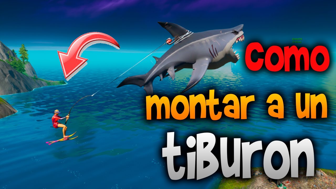 como MONTAR UN TIBURÓN en FORTNITE 😱🤩/ Fortnite Temporada 3 - YouTube