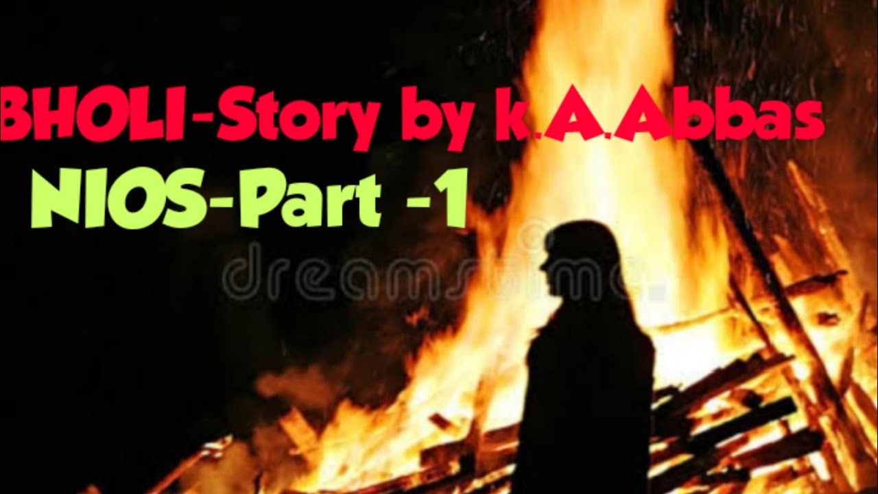 BHOLI -English story NIOS Part-1 - YouTube