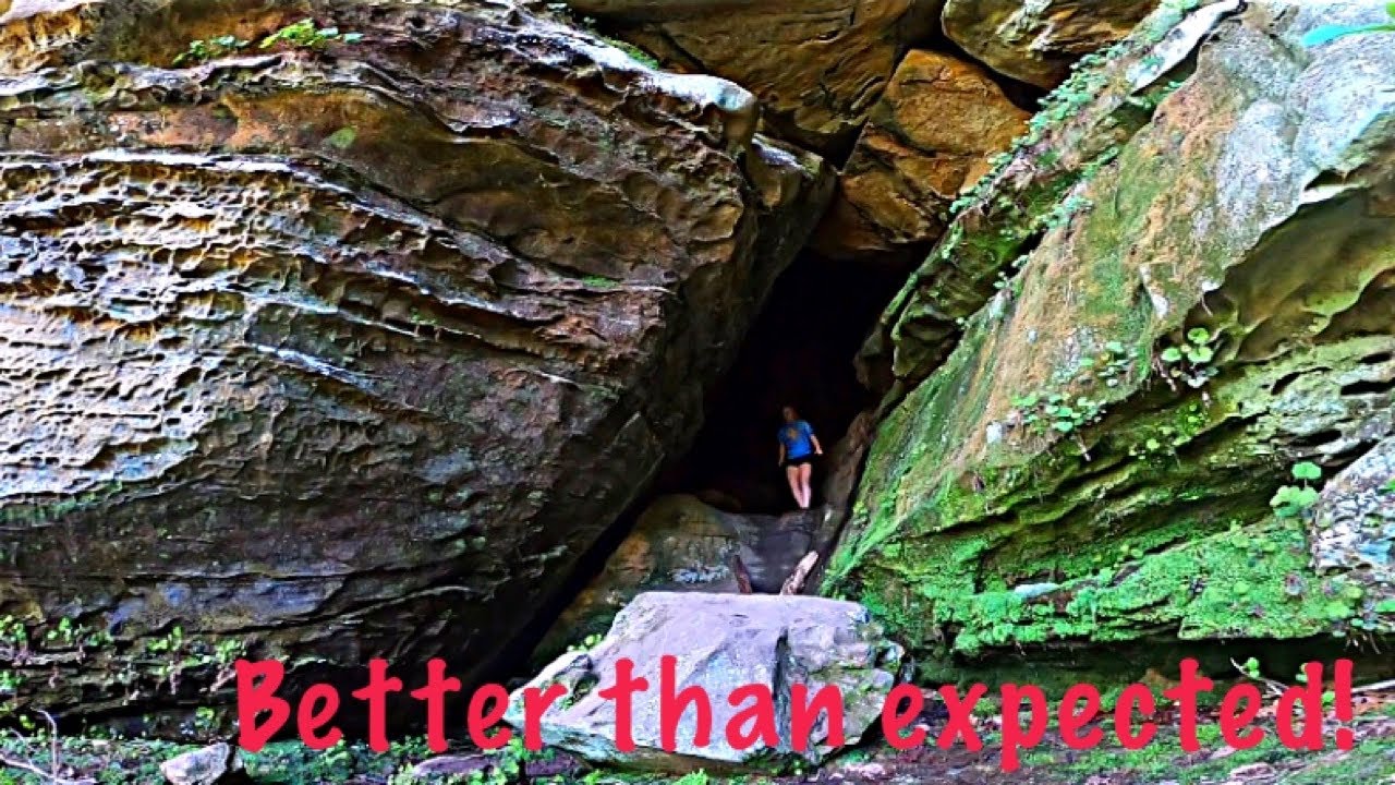 I ENDED UP EXPLORING THIS MINIATURE CAVE AREA! - YouTube