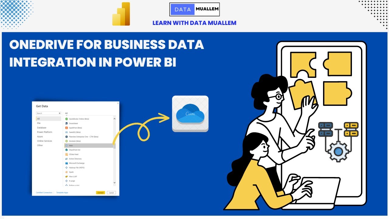 Onedrive Data Integration With Power Bi Youtube