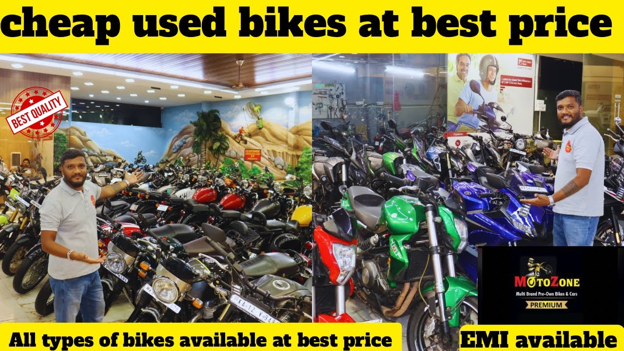 Used bikes at cheap price in Bangalore|secondhand bikes for sale|EMI ...