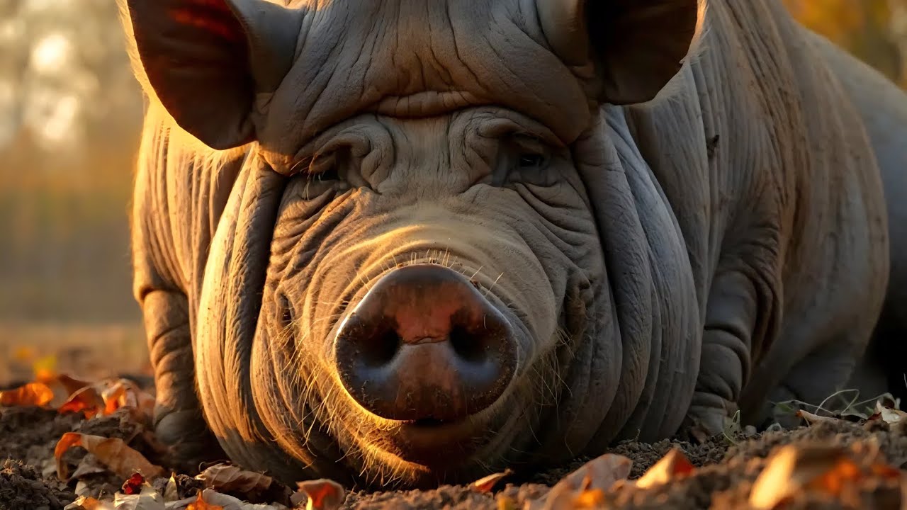 The Pig with the Wrinkled Face | The Secret of the Iberian Pig - YouTube