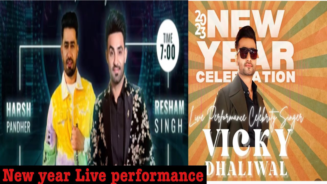 happy new year vlog | Resham Singh Anmol | Harsh Pandher | vicky ...