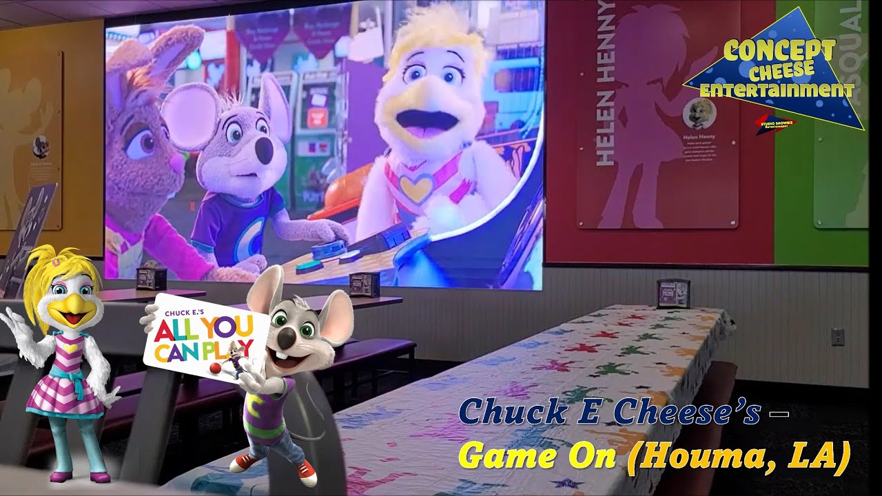 Chuck E Cheese's - Game On (Houma, LA) | Concept Cheese Entertainment ...