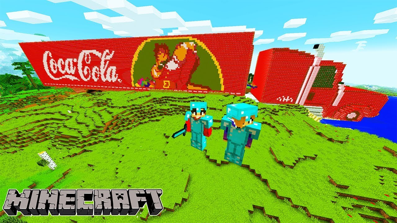 Minecraft TNT COCA COLA TRUCK Lucky Block Battle - Nina + Kaan ...