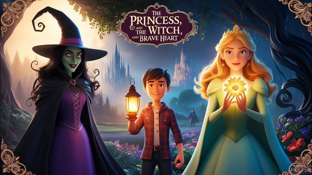 The Princess,The Witch and The Brave Heart | Bedtime Stories For Kids ...