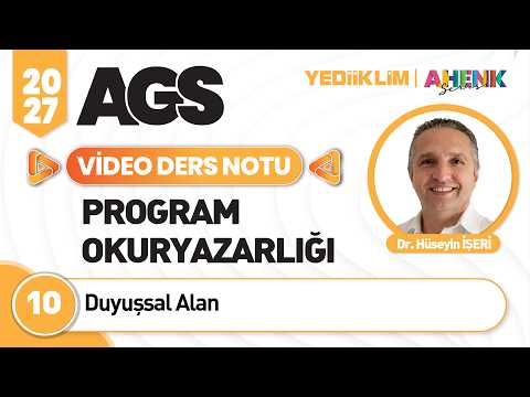 10 - Duyuşsal Alan - Hüseyin İŞERİ