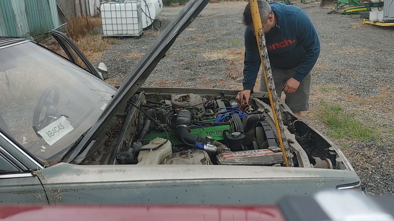 cold starting cressida turbo 5m gte - YouTube