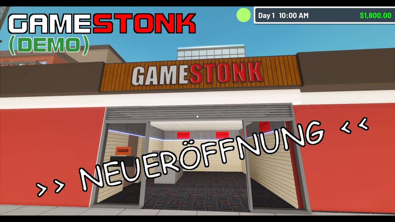 #1 - Mein Spieleladen! - Gamestonk Simulator (Demo) - YouTube