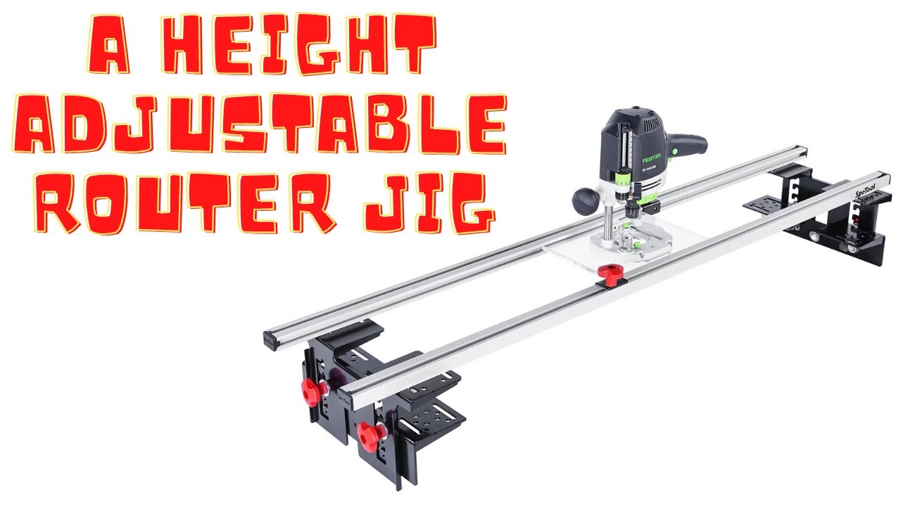 Check out the SpeTool Cratos Wood Slab Flattening Router Jig #wood #jig ...