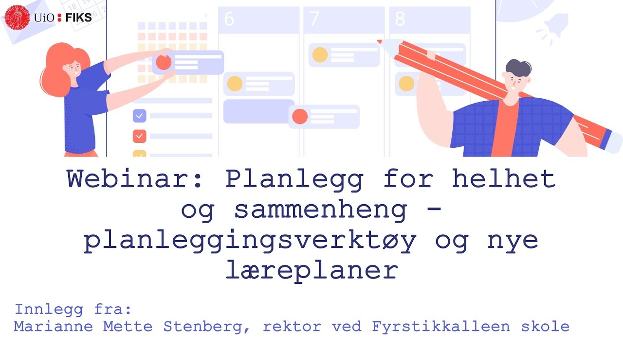 Webinar: Planlegg for helhet og sammenheng - planleggingsverktøy og nye ...