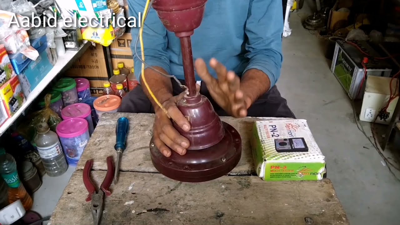 how to ceiling fan open। ceiling fan open। ceiling fan connection 3 ...