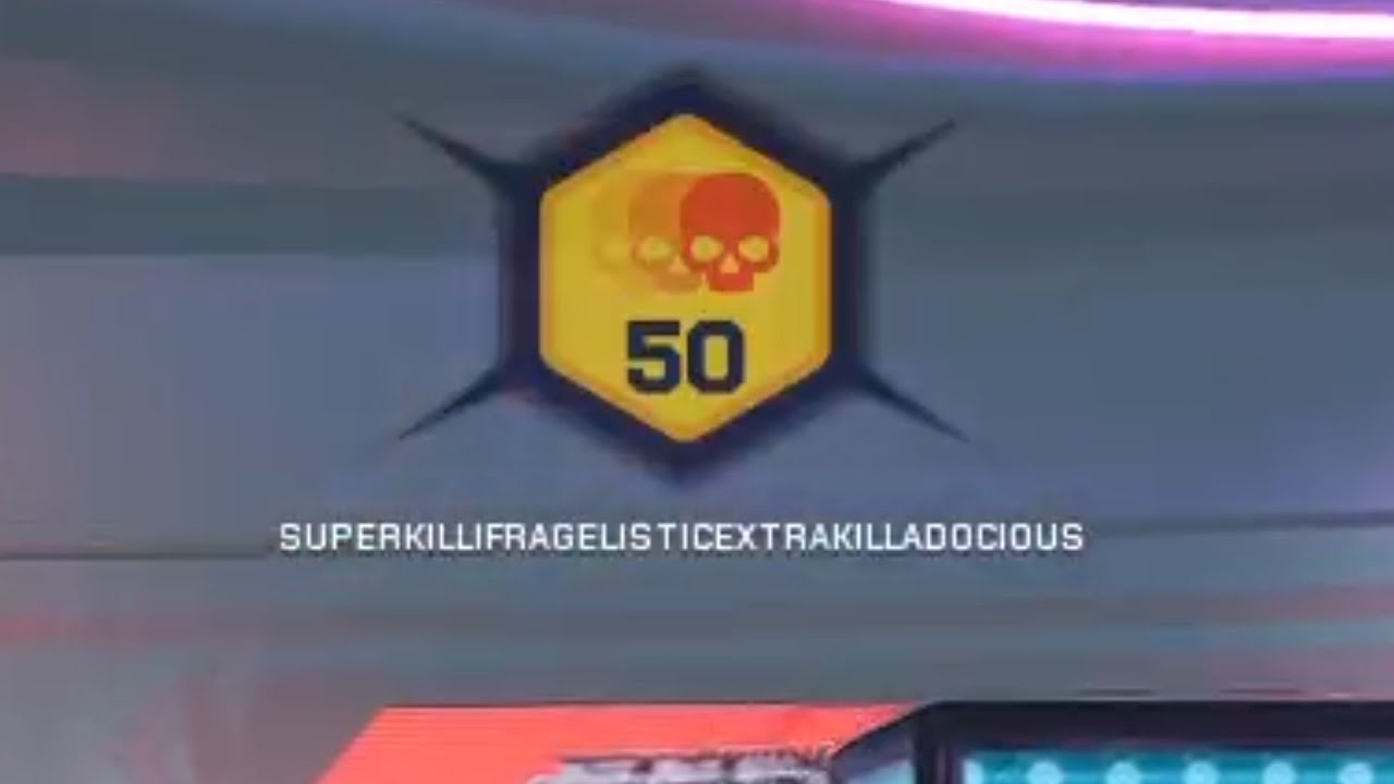 This is the 50 killstreak medal in Splitgate - YouTube